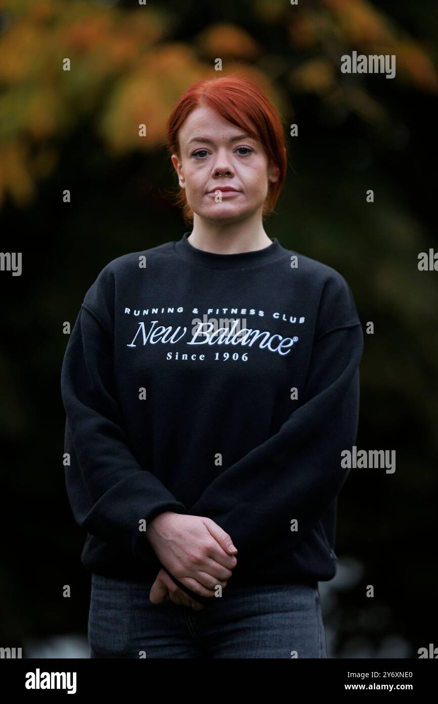 Chelsea Hamilton, 32, a survivor who has waived her right to anonymity ...