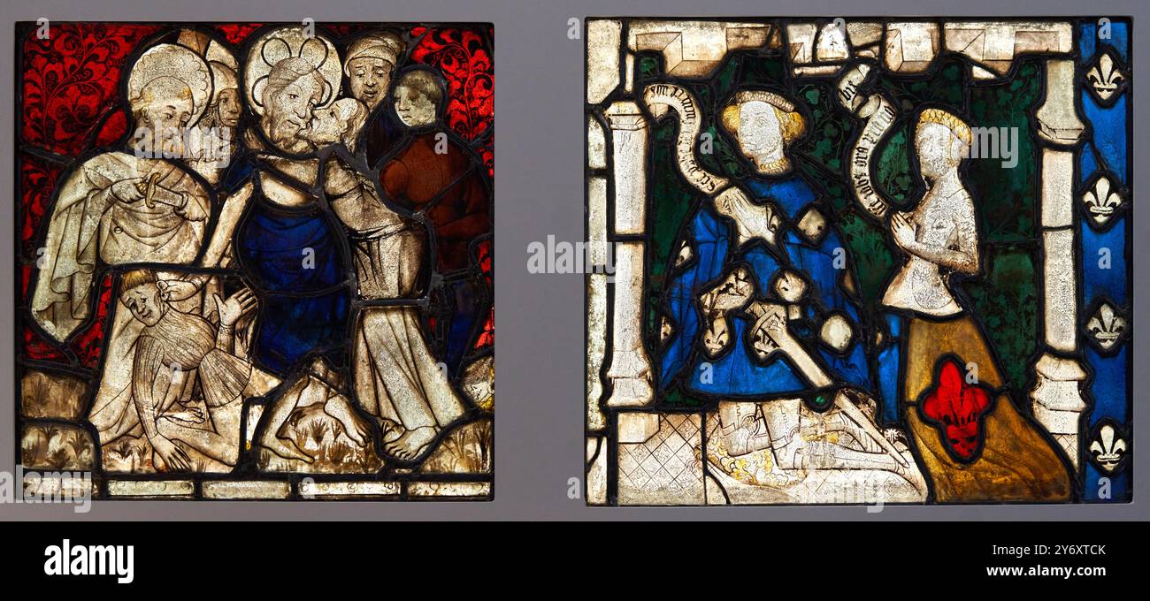 Baiser de Judas, Portraits de Jean de Saint-Gilles et Jeanne de Tilly ...