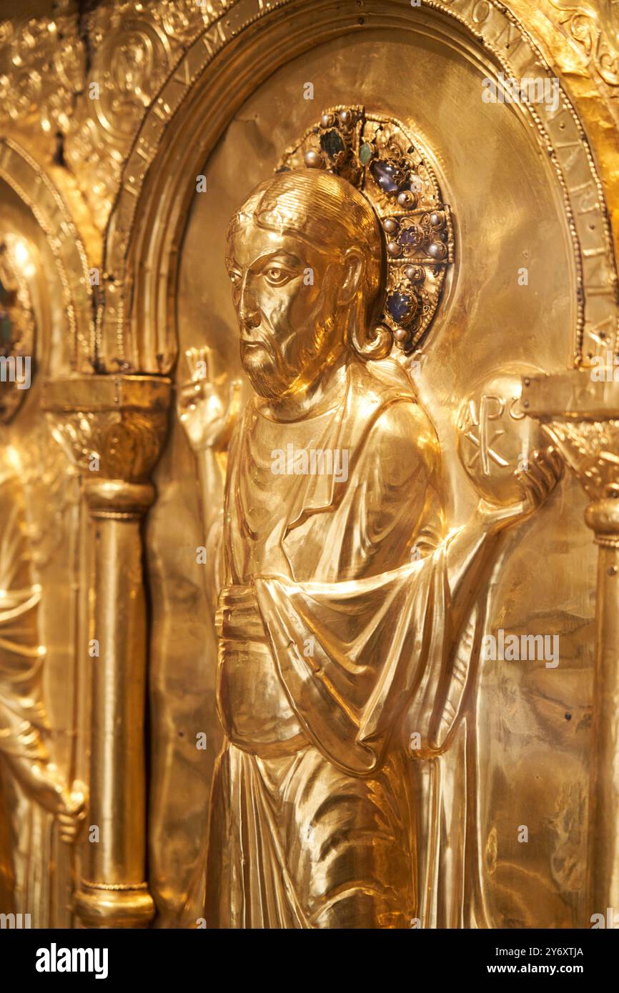 Detail, Altar front of the Basel Cathedral, Fulda or Bamberg? (Germany ...