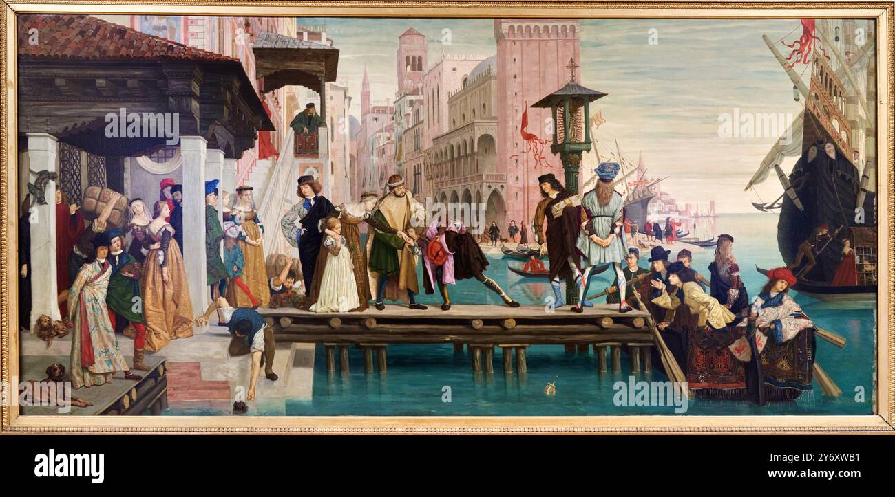 Le Départ de l'enfant prodigue, 1863, James Tissot, (Nantes, 1836 ...