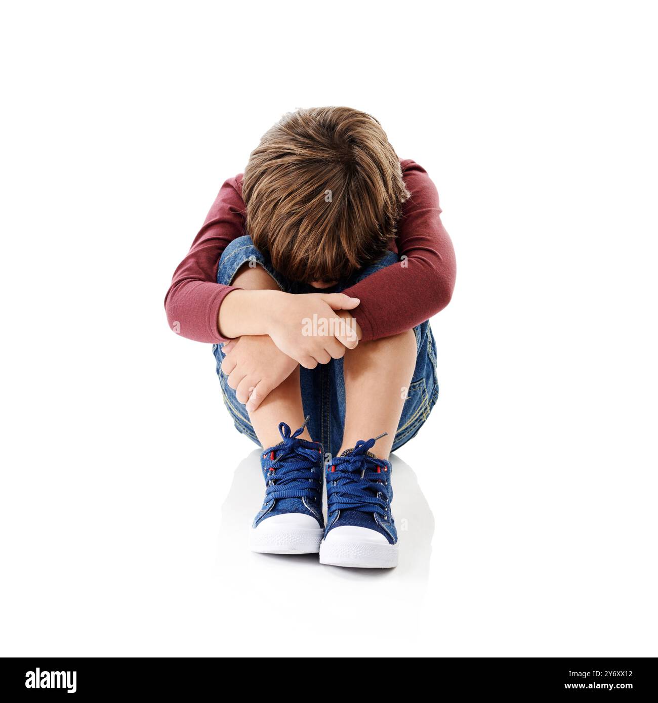 Male kid sad angry mad Cut Out Stock Images & Pictures - Alamy