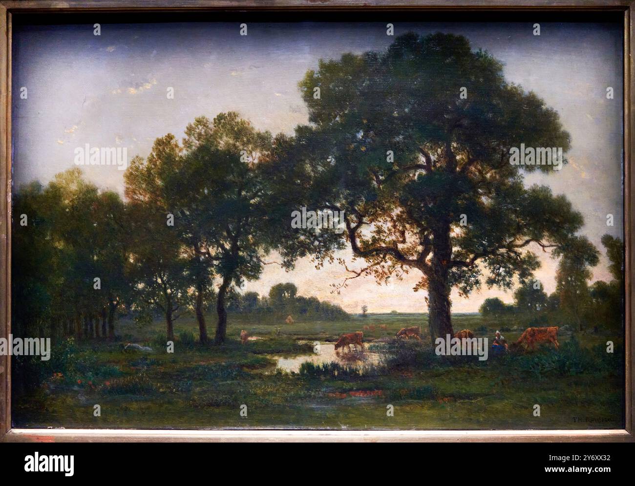 The Oak Pond, 1860-1865, Oil on canvas, Théodore Rousseau, (Paris, 1812 ...