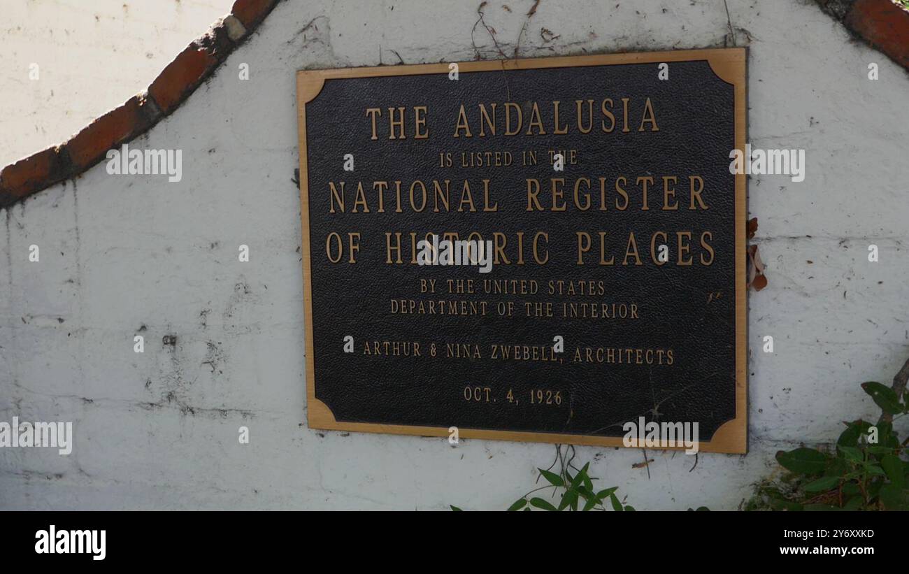 West Hollywood, California, USA 18th September 2024 The Andalusia ...