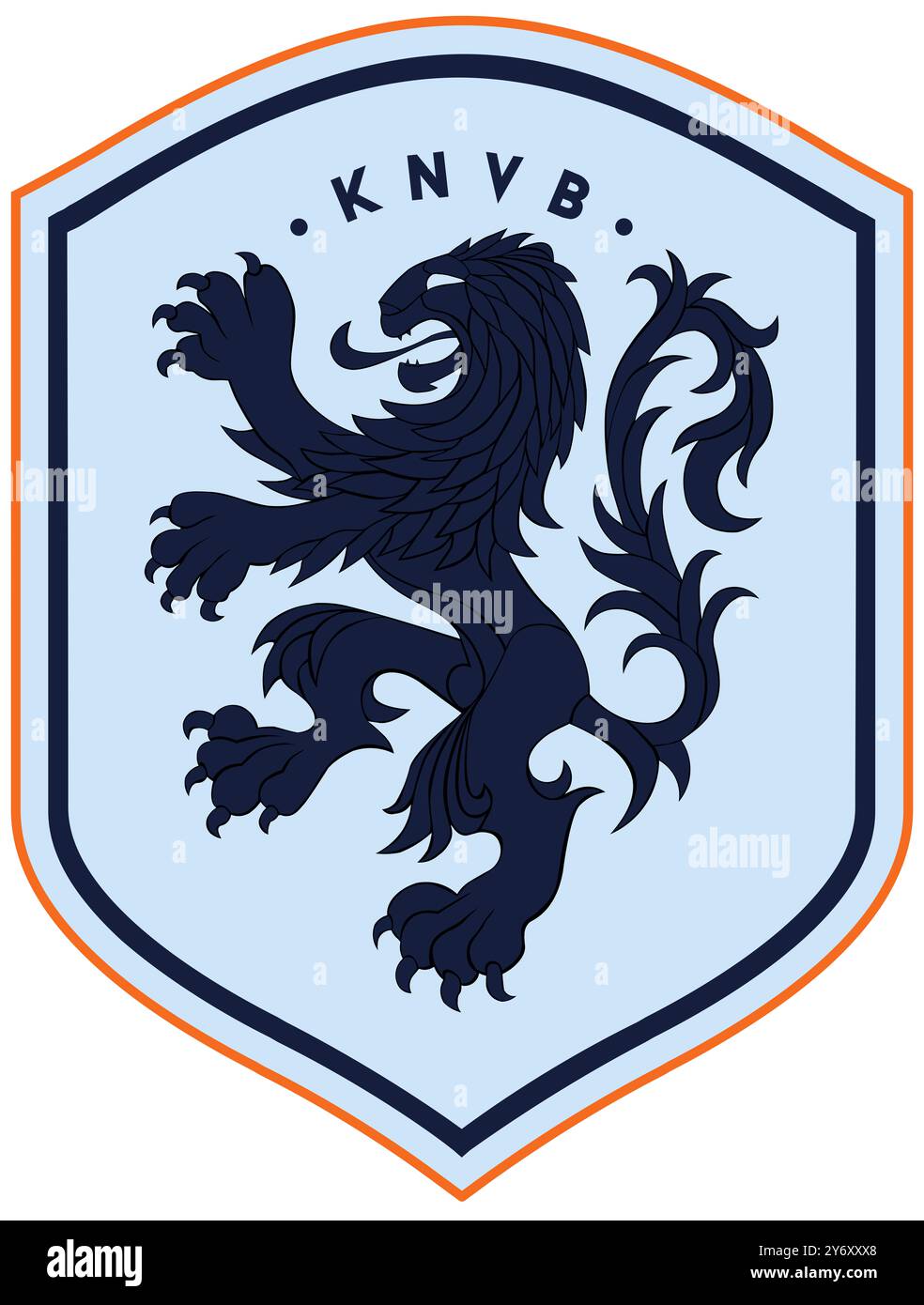 Netherlands national football team logo Stock Photo - Alamy