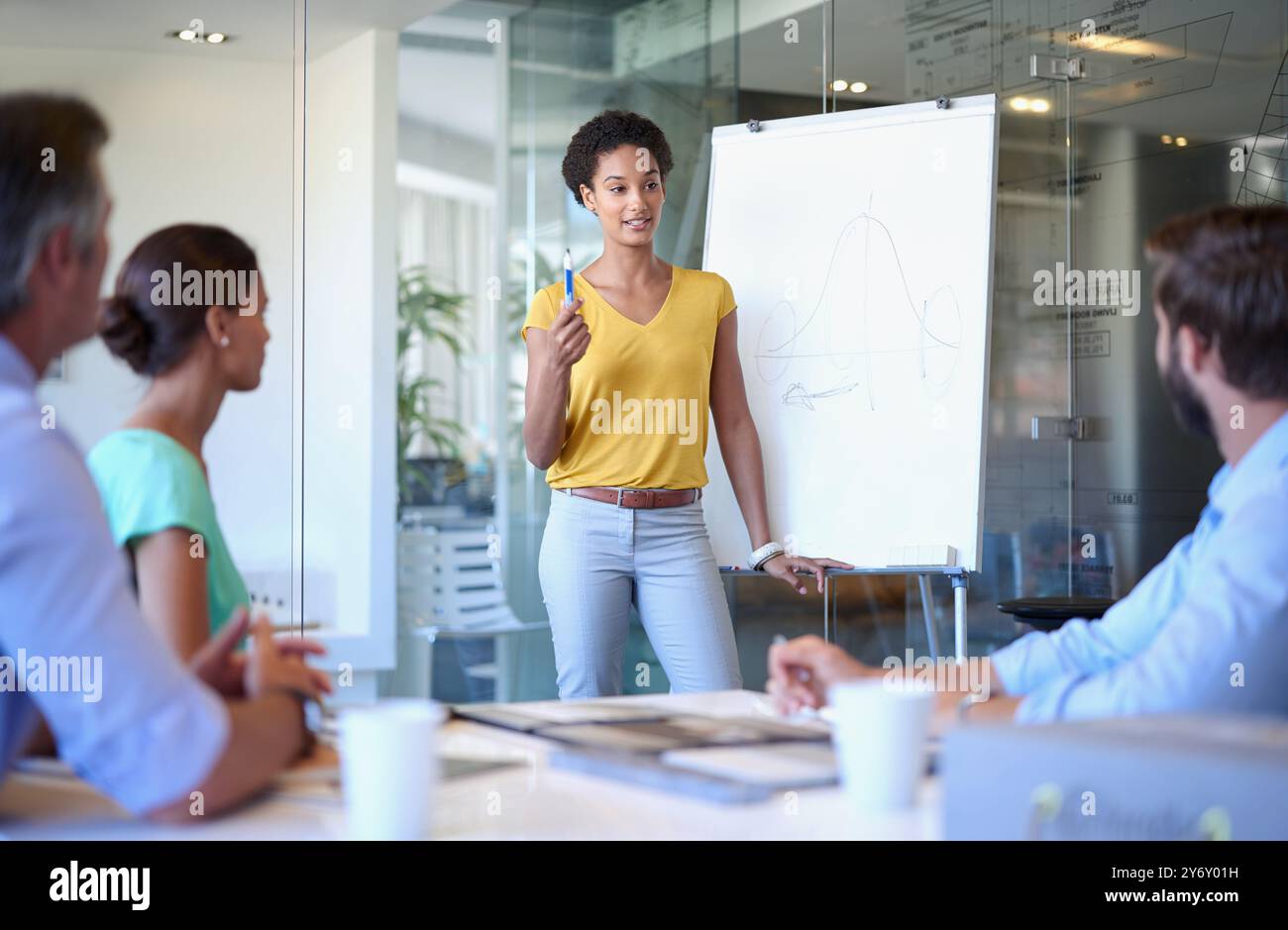 Business, people and workshop with whiteboard in boardroom on meeting ...