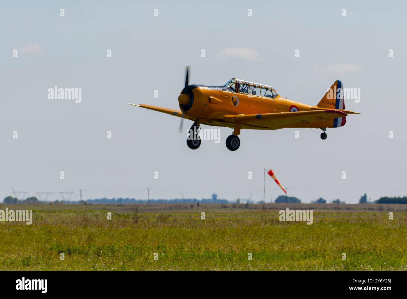 North American T-6 Texan at Air Legend Air Show 2024 in Melun, France ...