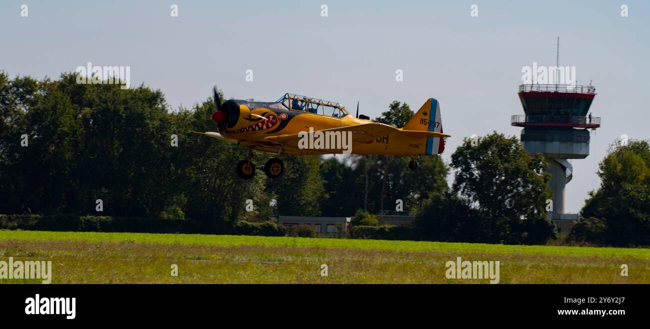 North American T-6 Texan at Air Legend Air Show 2024 in Melun, France ...