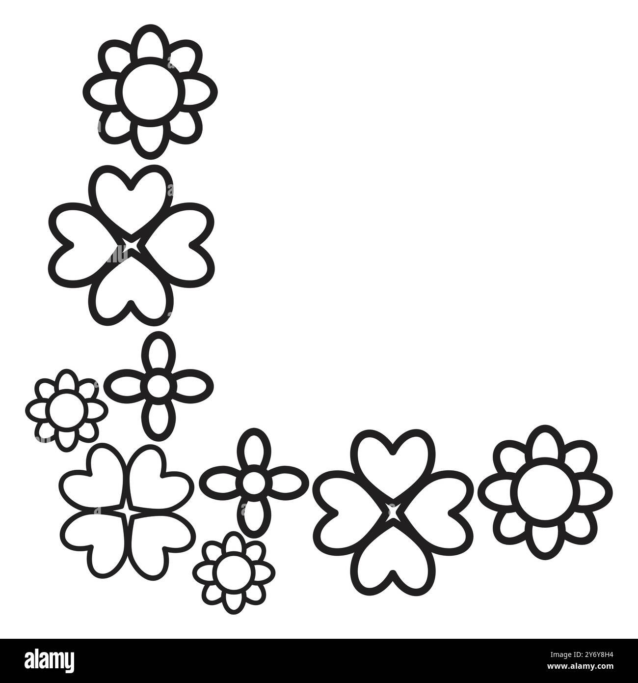 Leaves corner Black and White Stock Photos & Images - Alamy