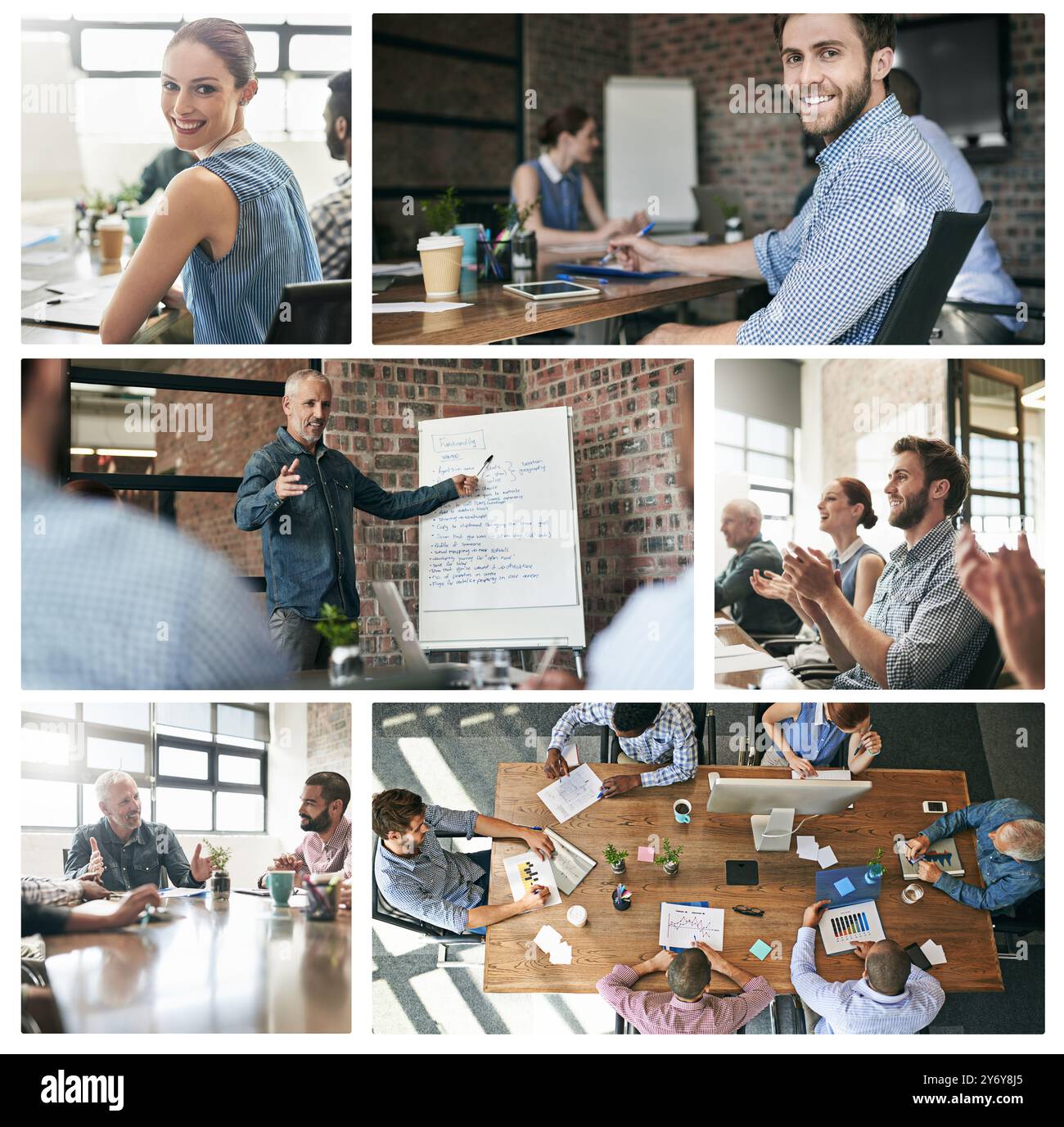 Group creative workers brainstorming in Cut Out Stock Images & Pictures ...