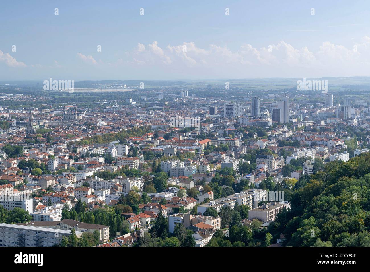 View Nancy metropolis seen from the 16th floor of the Panoramic Tower ...