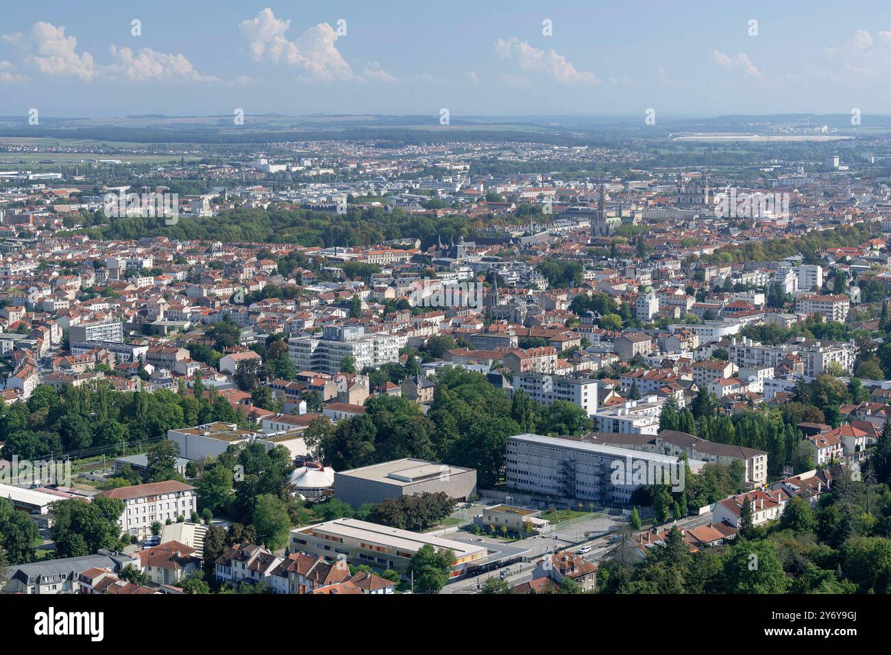 View Nancy metropolis seen from the 16th floor of the Panoramic Tower ...