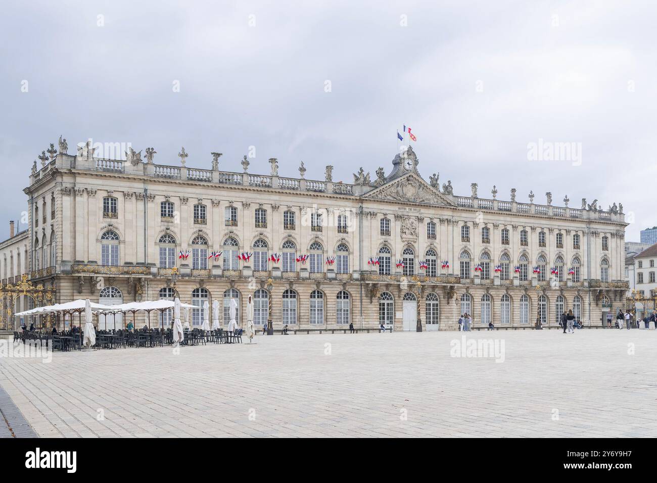 Nancy - View of Place Stanislas with the City Hall of Nancy built by ...