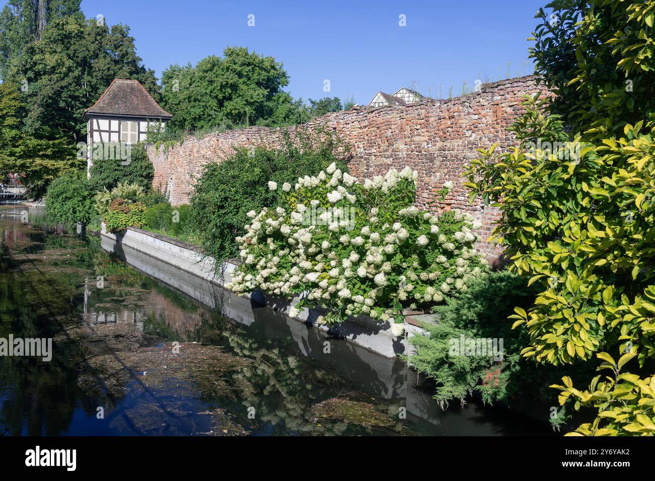 Colmar, France - August 27th 2024 : View on the medieval walls of ...