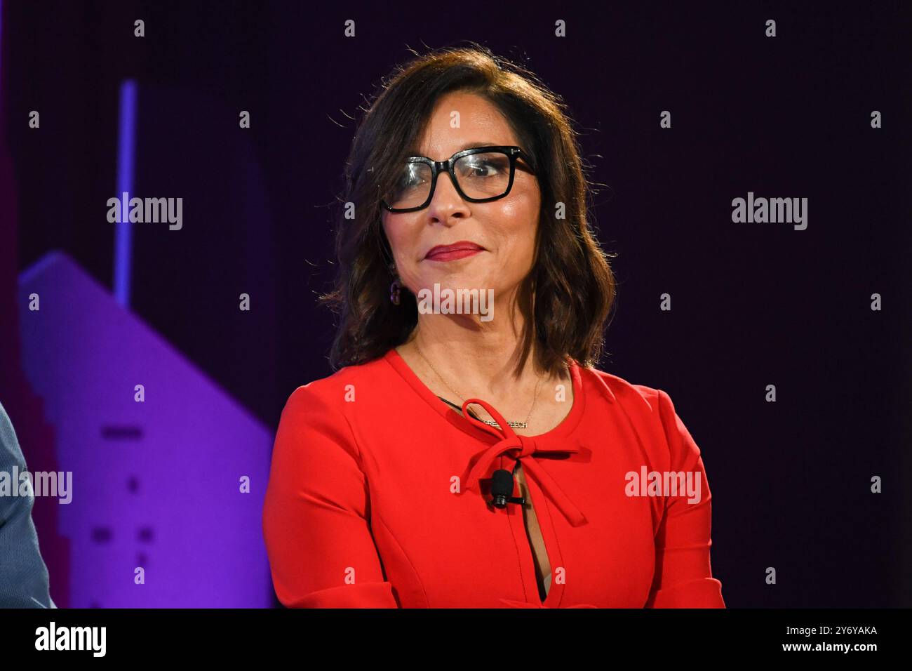 New York, USA. 26th Sep, 2024. CEO of X, Linda Yaccarino attending Zeta ...