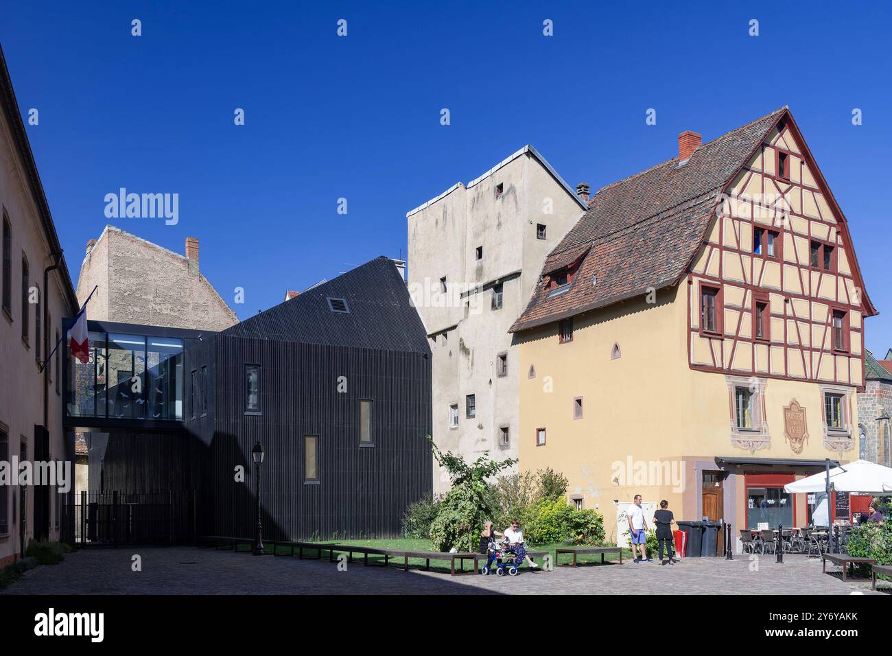 Colmar, France - View of the Dominican Library, a modern building ...