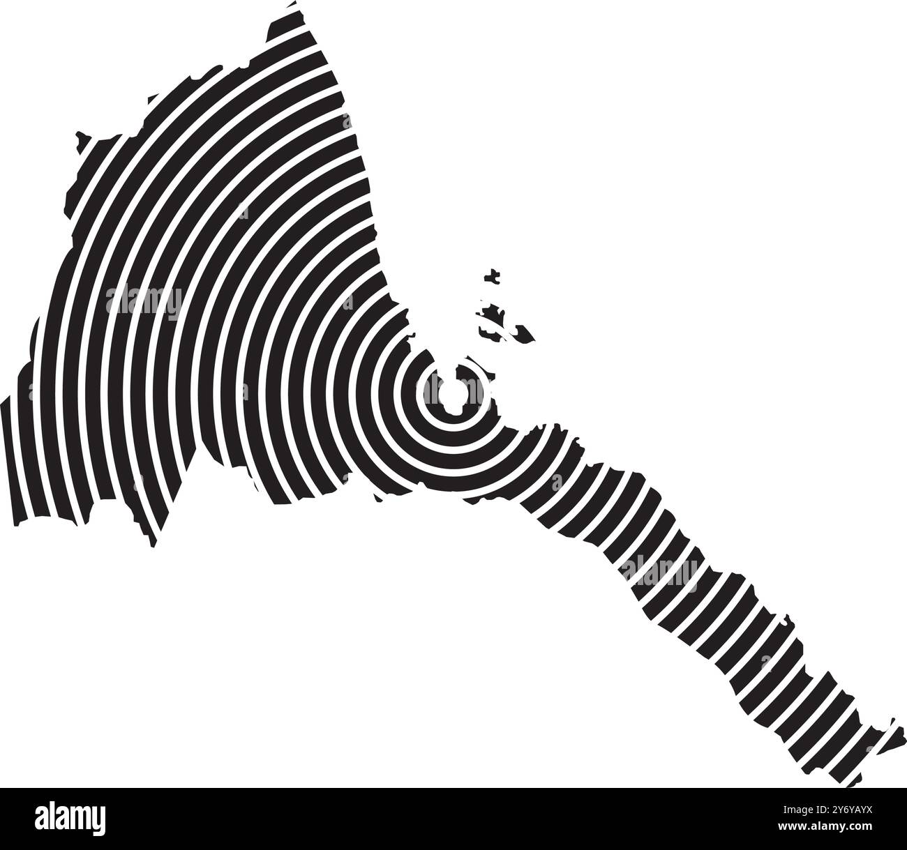 Eritrea Map Icon Illustration Element Design Stock Vector Image And Art