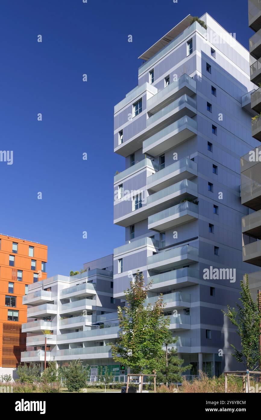 Strasbourg, France - View of the K-West Tower, a modern building ...