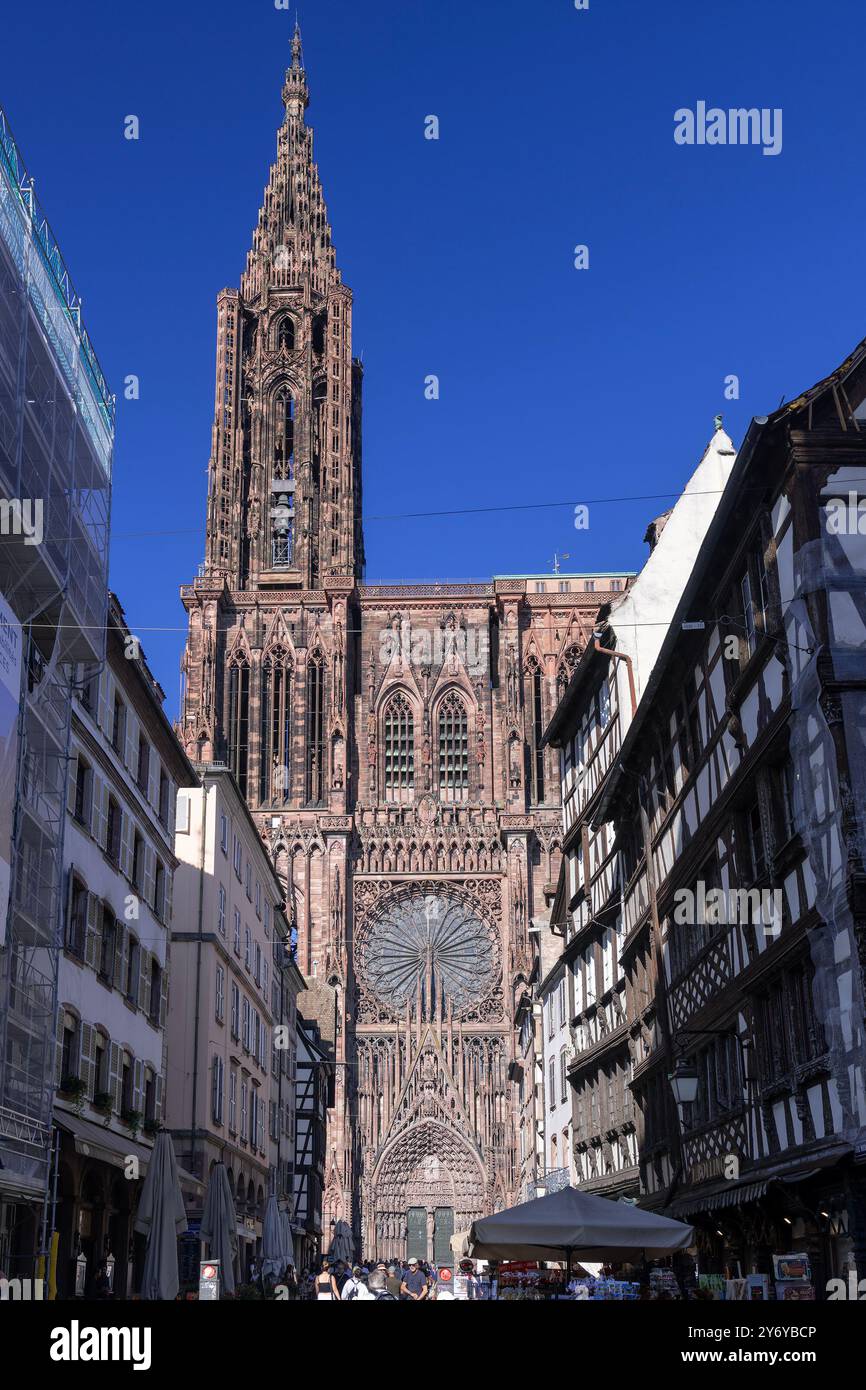 Strasbourg, France - The Strasbourg Cathedral build between 1015 and ...