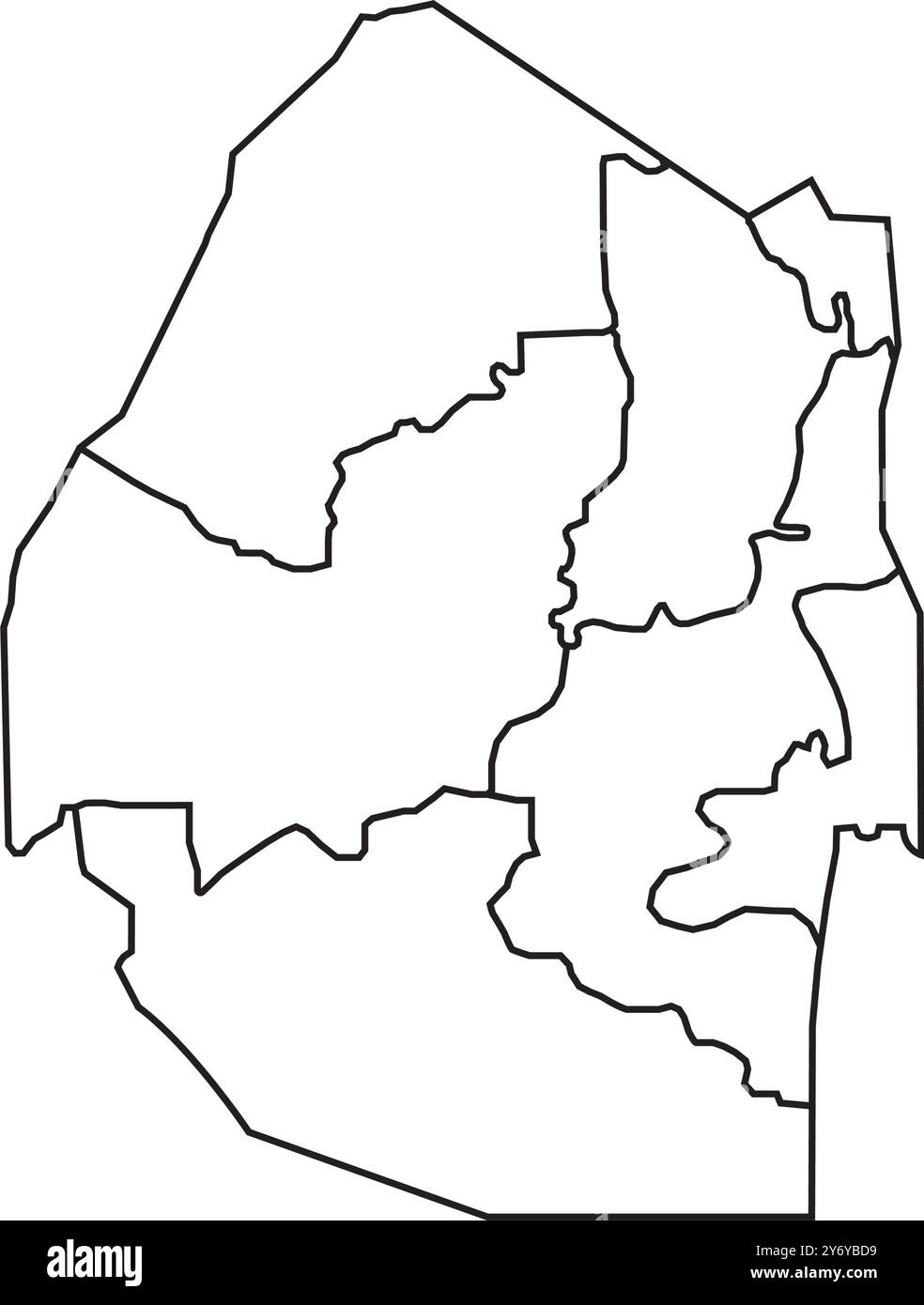 Swaziland Eswatini Administrative Map Icon Stock Vector Image & Art - Alamy