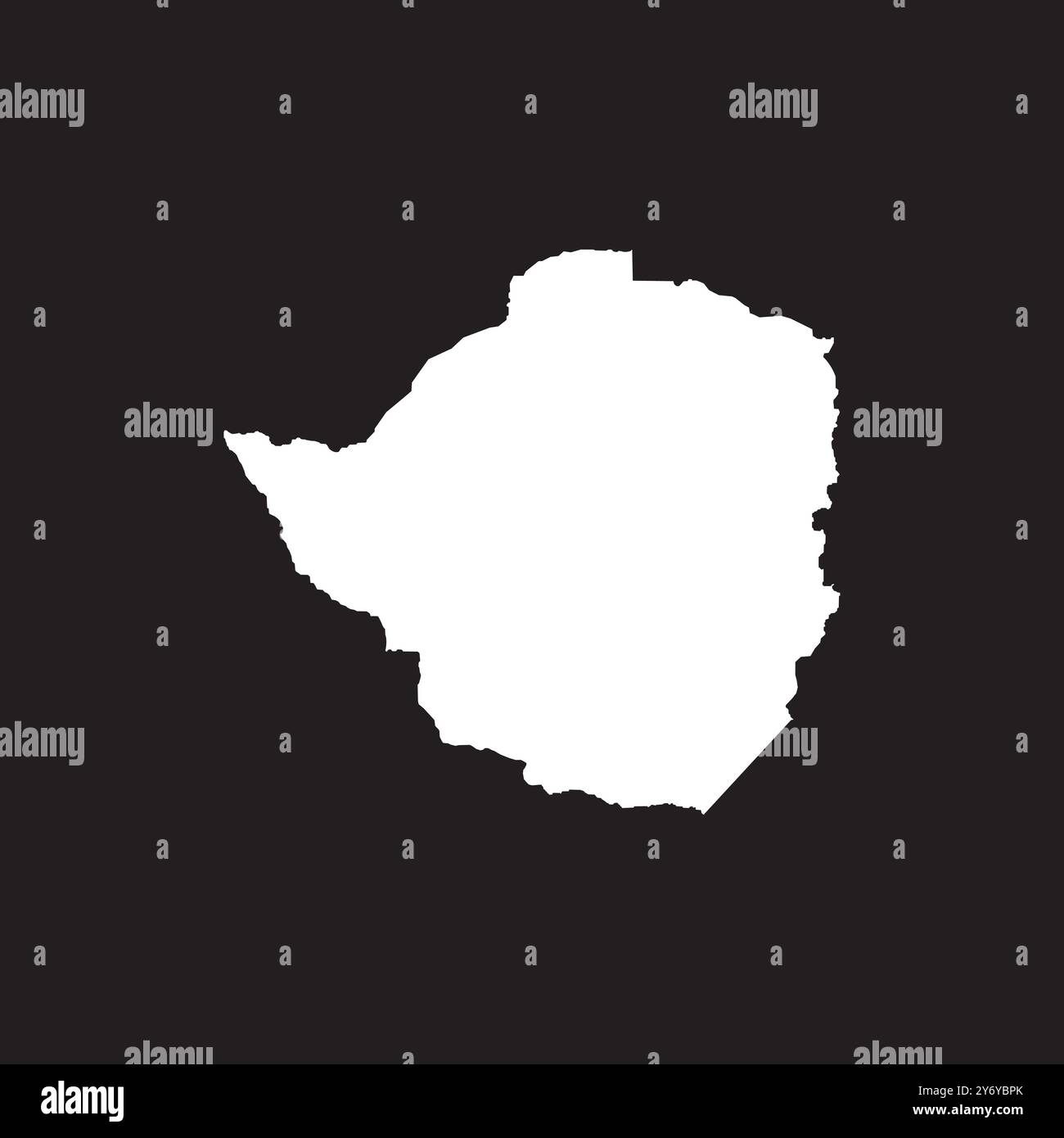 Zimbabwe Map Country Icon Illustration Design Stock Vector Image & Art ...