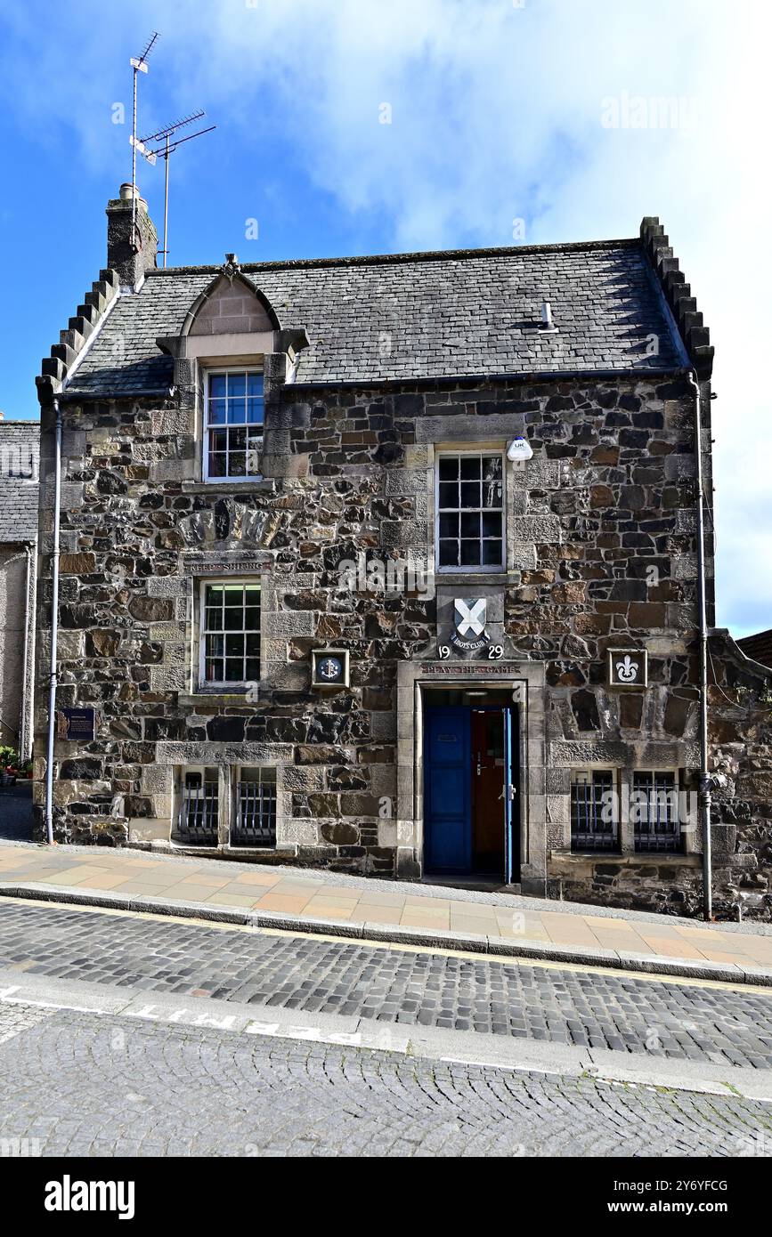 Around Scotland - Scout Hall - The Boy's Club Stock Photo - Alamy