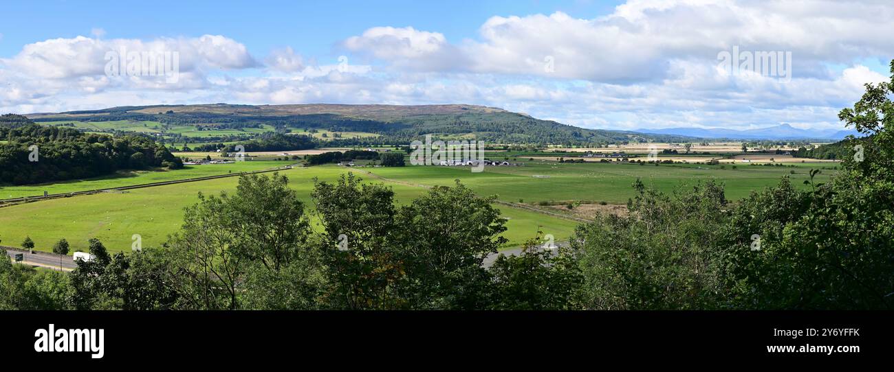Around Scotland - Panoramic view West from Sterling Castle Stock Photo ...