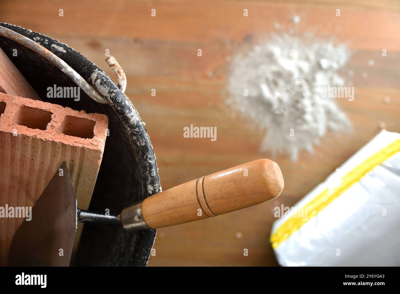 Bag of cement hi-res stock photography and images - Alamy