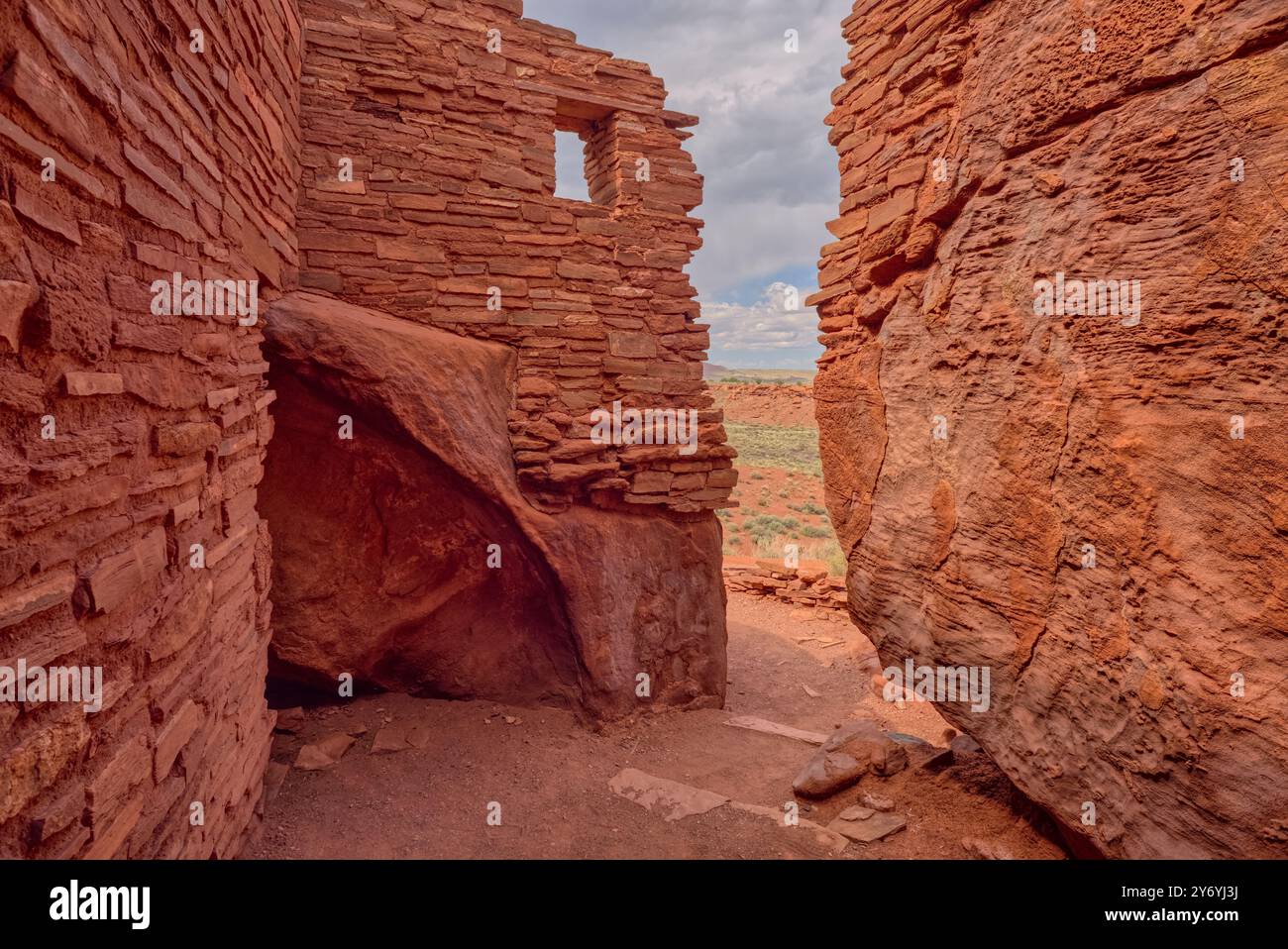 Wupatki Pueblo ruins in Arizona Stock Photo - Alamy