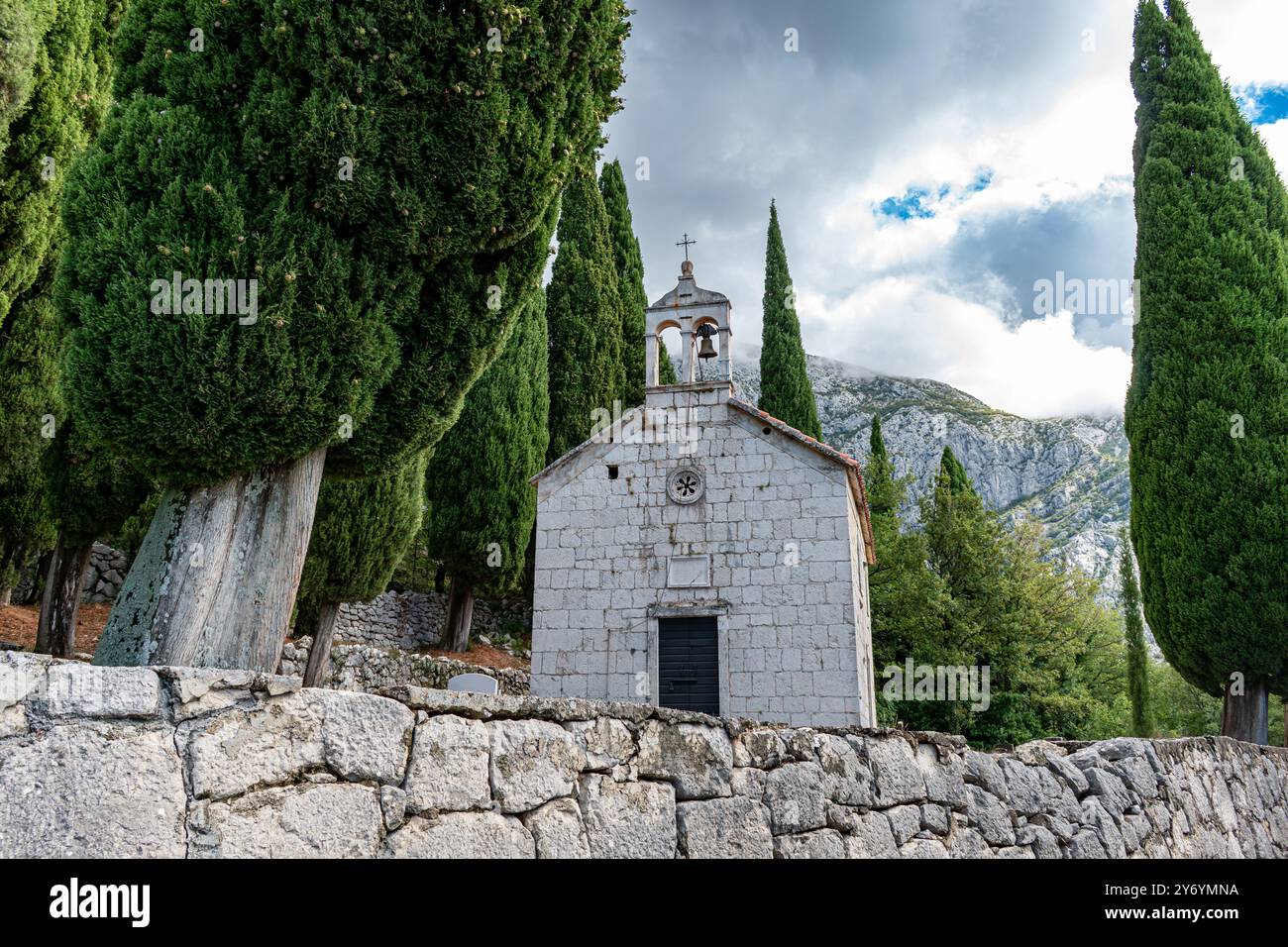 Old building near Makarska, Croatia Stock Photo - Alamy