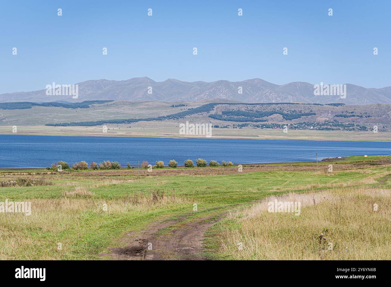 The rural road in countryside of Georgia Stock Photo - Alamy