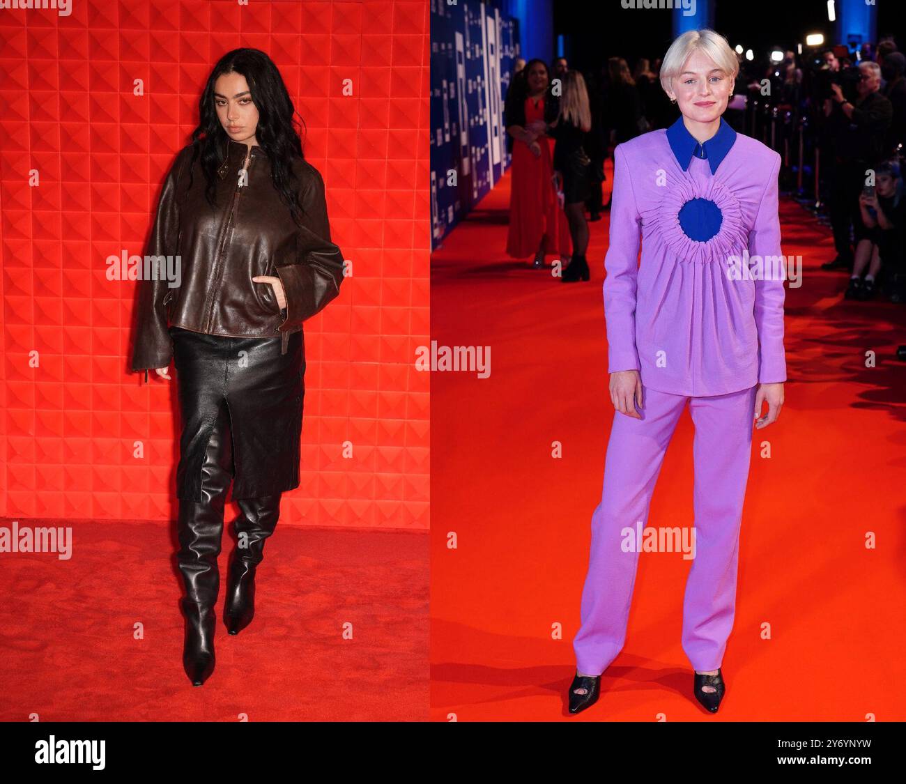 This is a PA image of Charli XCX and Emma Corrin are among the British ...