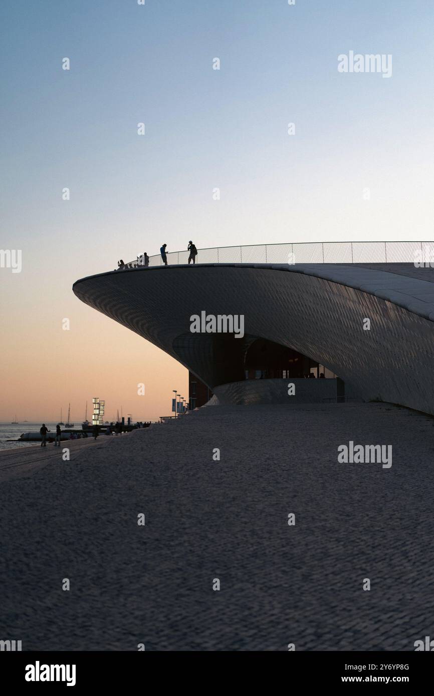 Beautiful view to modern architecture museum city building Stock Photo ...
