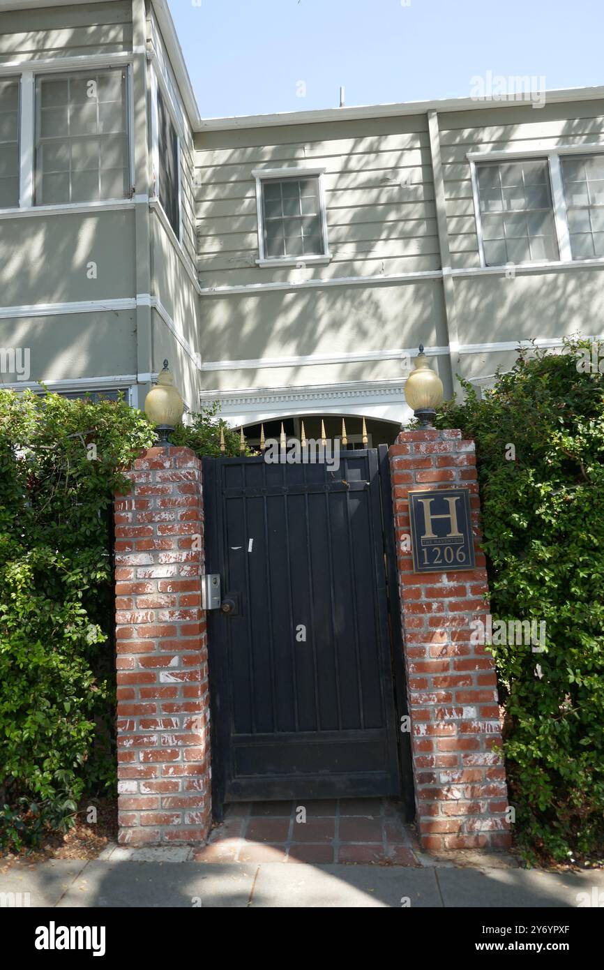 West Hollywood, California, USA 18th September 2024 Actor Jesse Pearson Former home at 1206 ...