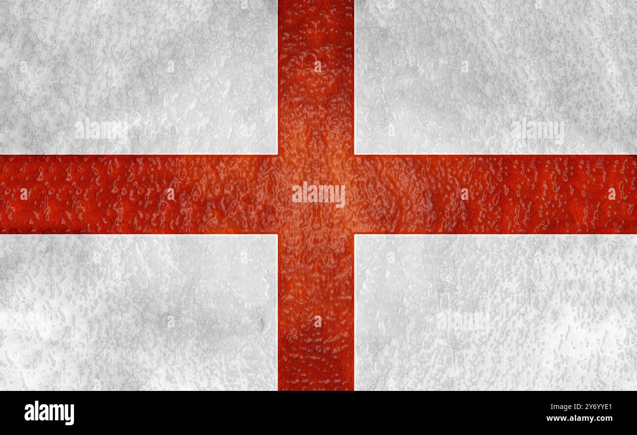 British Flag Red Background