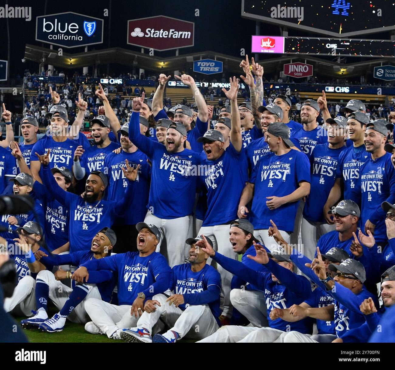 Los Angeles, United States. 26th Sep, 2024. The Los Angeles Dodgers ...