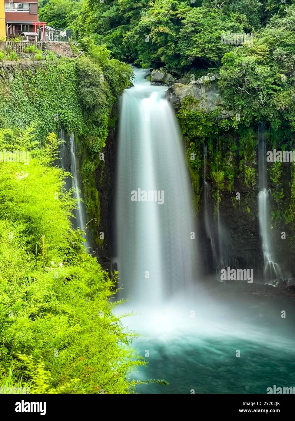 Shiraito Falls, Shiraito no Taki, in Fujinomiya, Shizuoka, Japan Stock ...