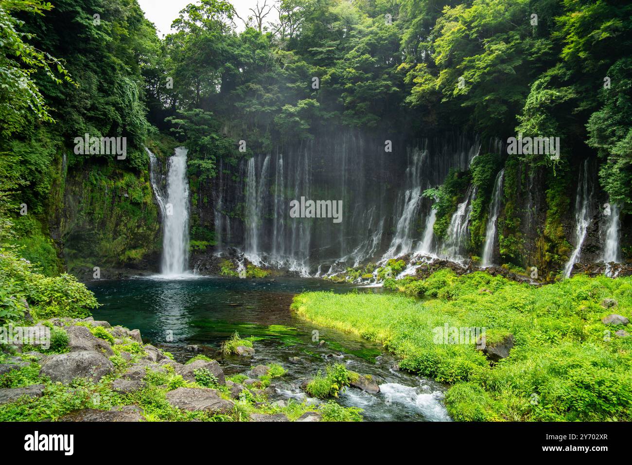 Shiraito Falls, Shiraito no Taki, in Fujinomiya, Shizuoka, Japan Stock ...