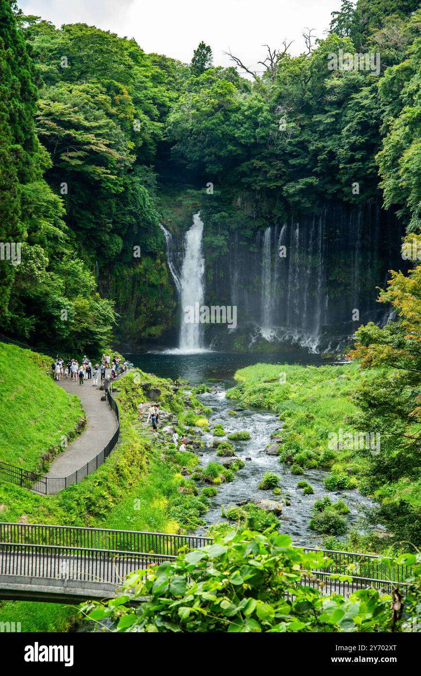 Shiraito Falls, Shiraito no Taki, in Fujinomiya, Shizuoka, Japan Stock ...