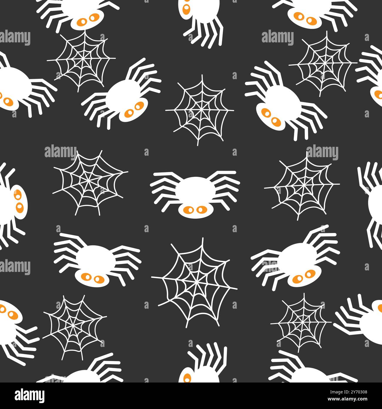 Seamless pattern spiders webs hi-res stock photography and images - Alamy