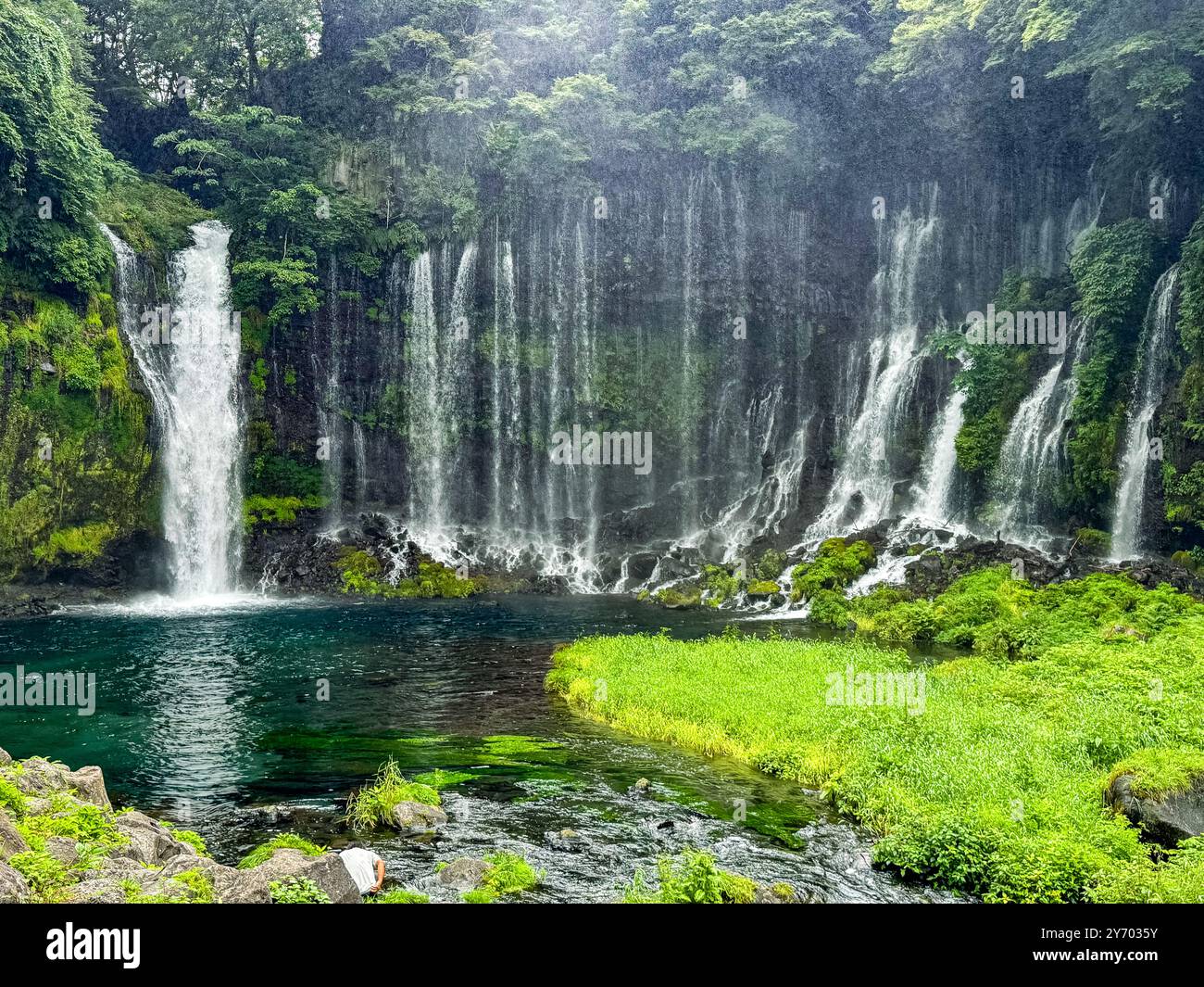 Shiraito Falls, Shiraito no Taki, in Fujinomiya, Shizuoka, Japan Stock ...