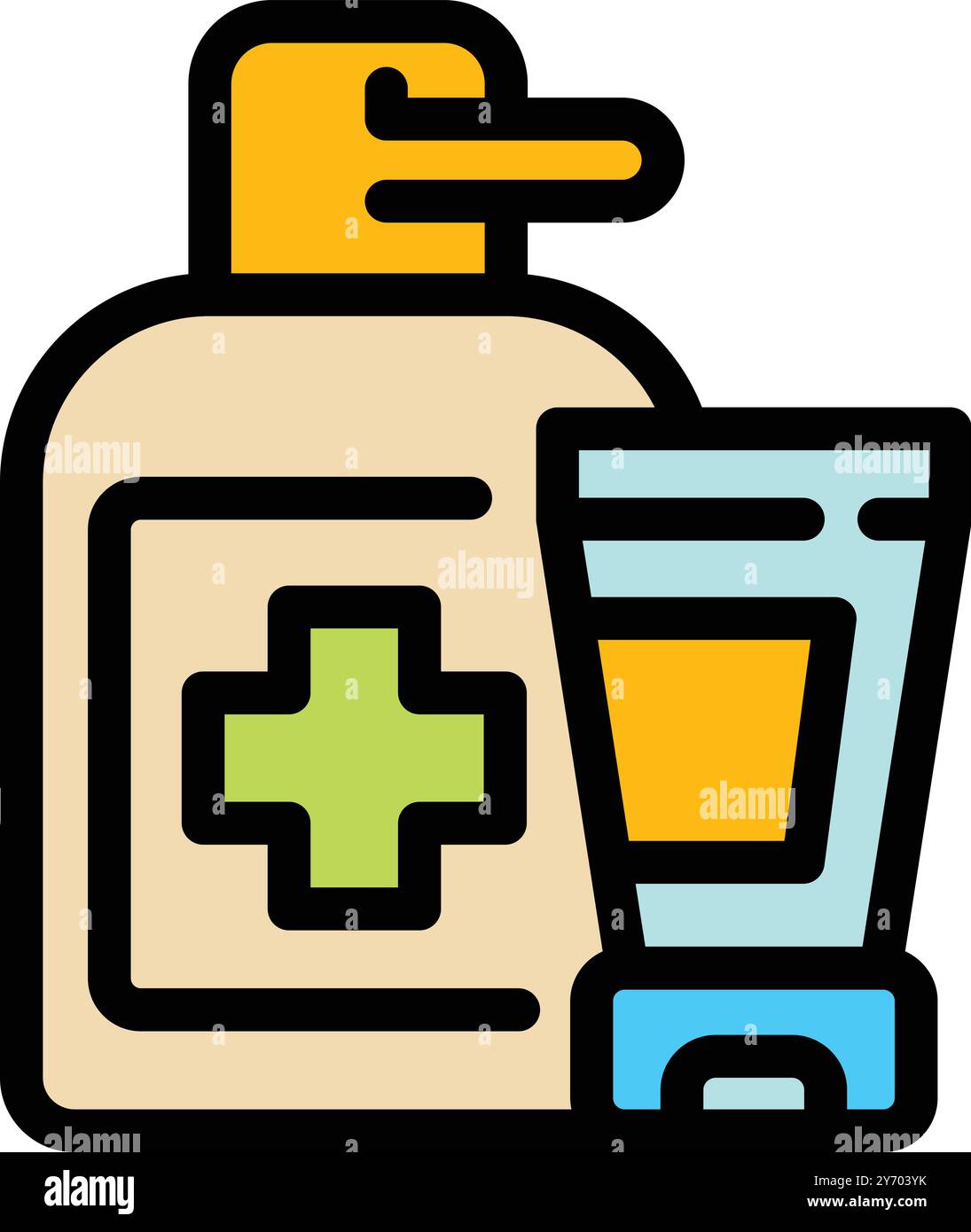 Medical products showing healthcare and treatment providing with a tube ...