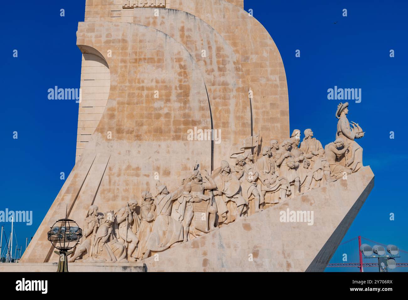 Padrao dos Descobrimentos, Monument to the Discoveries with sculpted ...