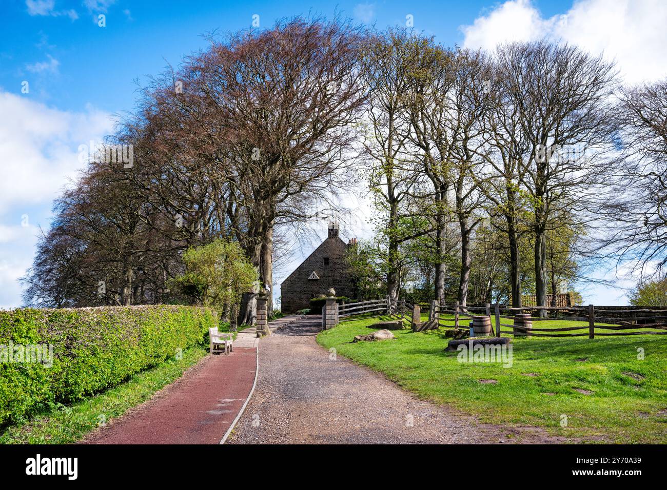 Pockerley Old Hall and gardens are the centerpiece of the early 19th ...