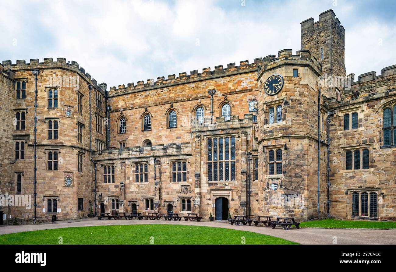 The northern range of Durham Castle, a Norman Castle that is occupied ...