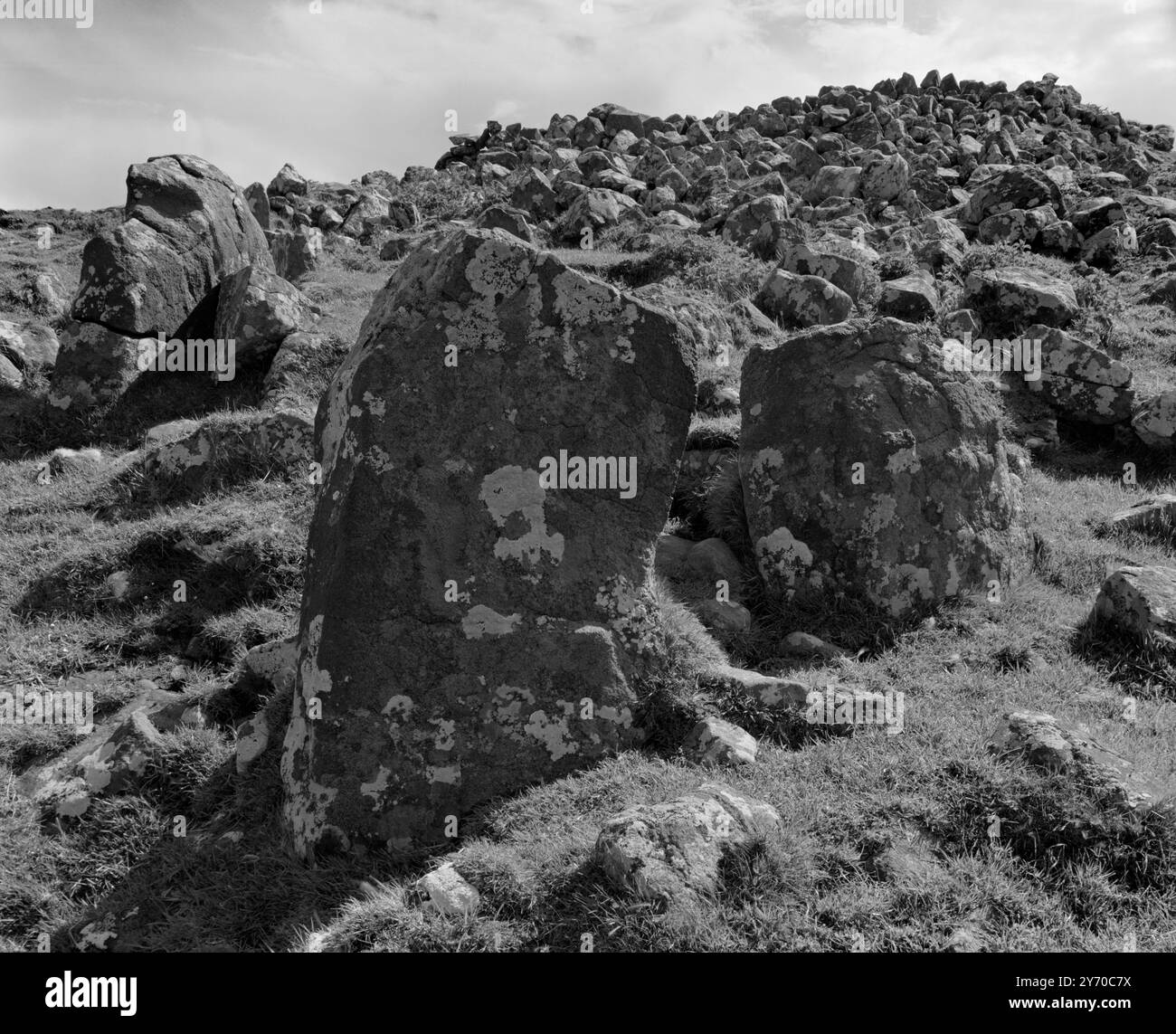 View E of Carn Liath (Balgown) Neolithic chambered tomb, Isle of Skye ...