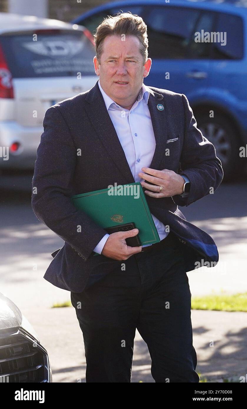 Minister for Housing Darragh O’Brien arrives for the official opening ...