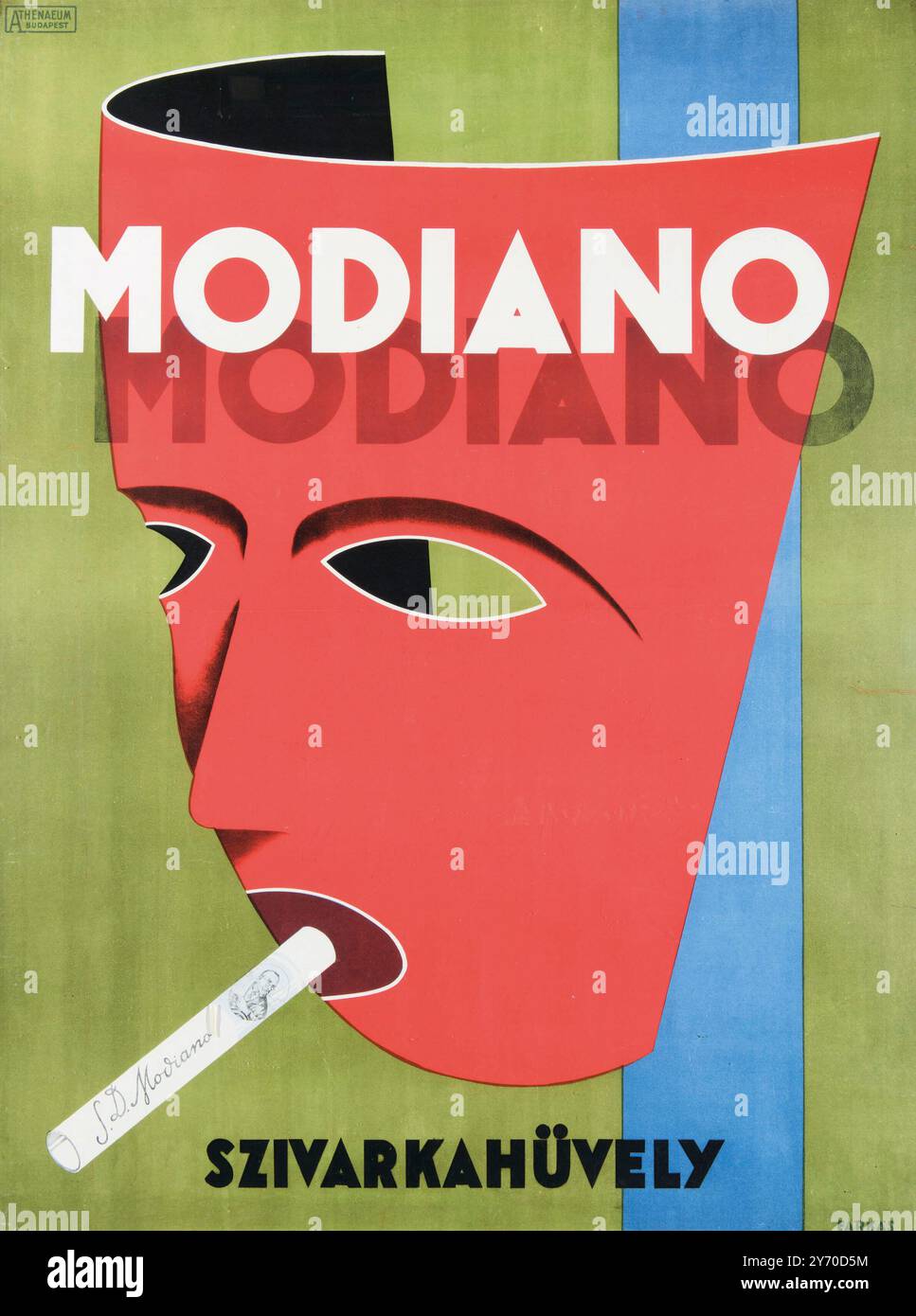 Vintage advertising Poster. Modiano , cigarettes ads. By Andreas Farkas ...