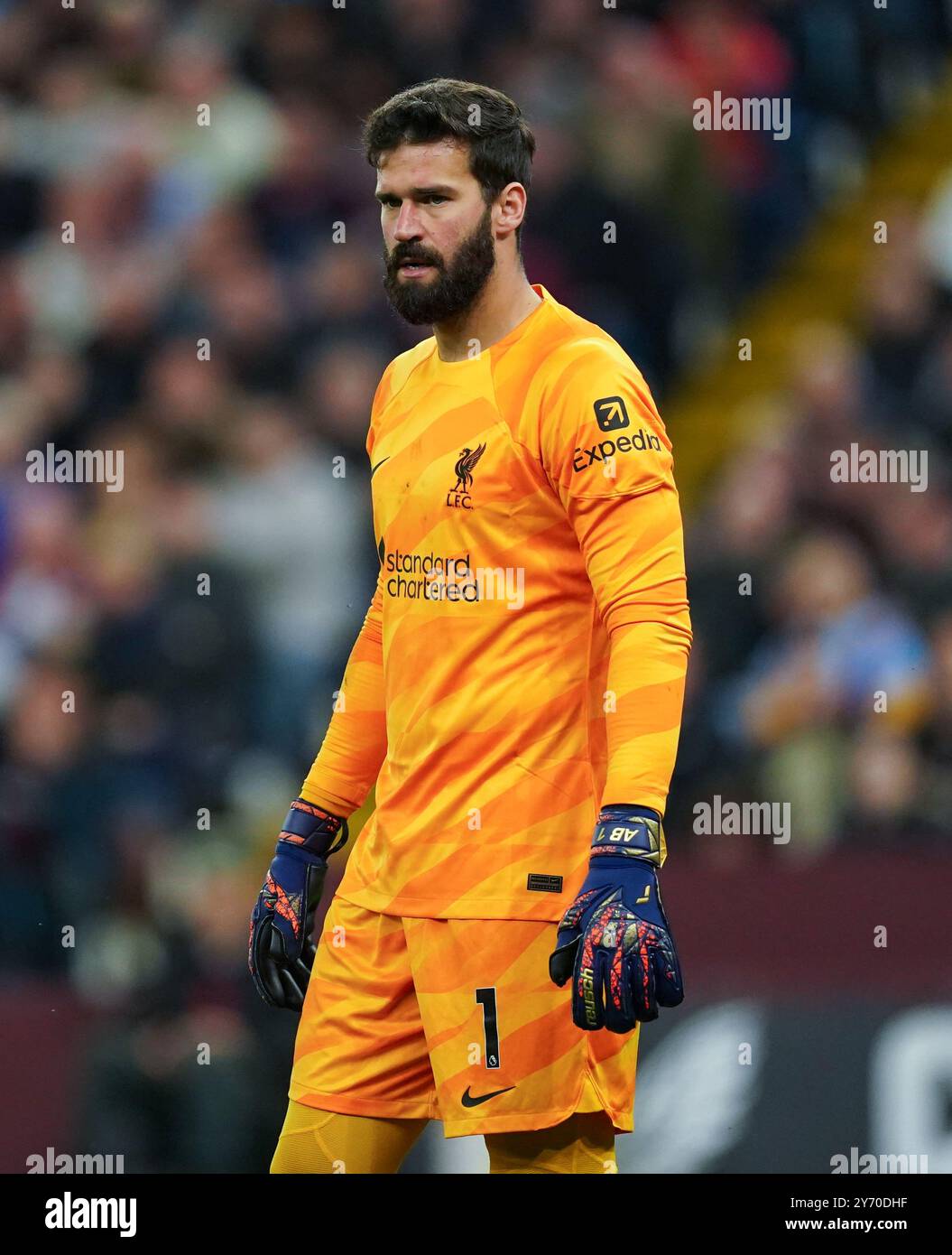 File photo dated 13-05-2024 of Liverpool goalkeeper Alisson Becker ...