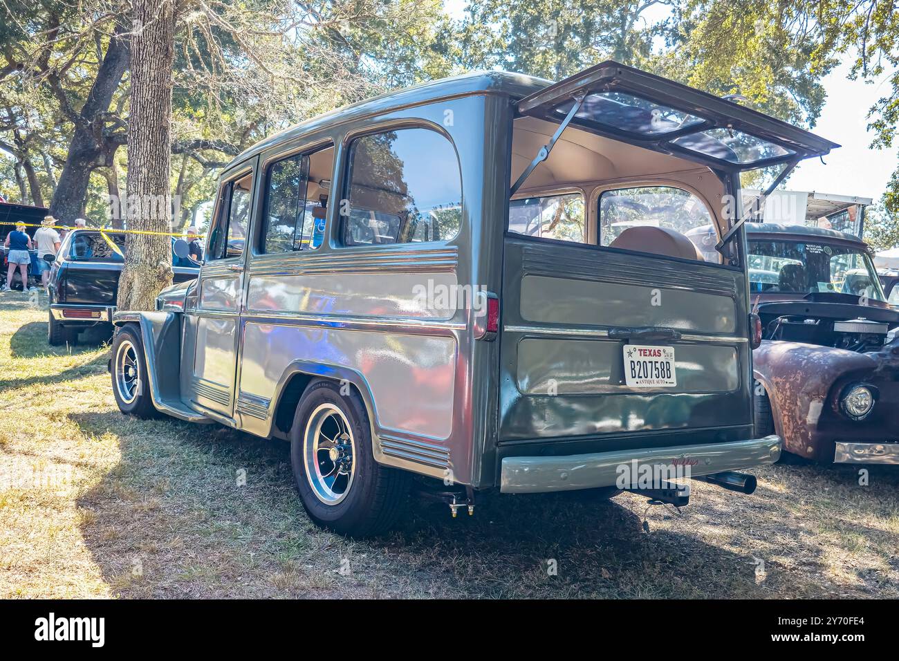 Gulfport, MS - October 02, 2023: High perspective rear corner view of a ...