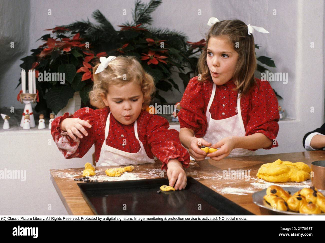 Crown princess Victoria of Sweden. Pictured with her sister princess ...